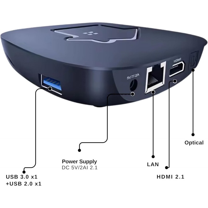 2025 H8 Box Brazil TV New Version Brazilian Brasil Comes with 2.4GHz ...